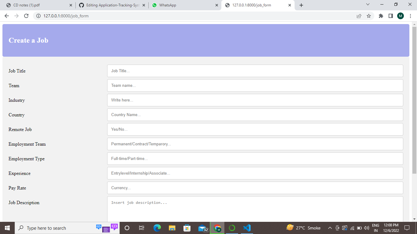 GitHub - aastha2801/Recruitment-System