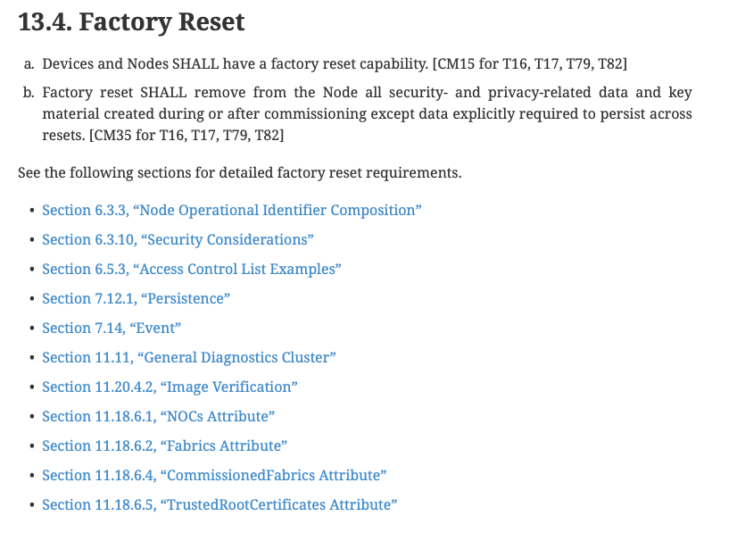 Need Factory Reset Command For Sdk · Issue 14403 · Project Chipconnectedhomeip · Github 1034