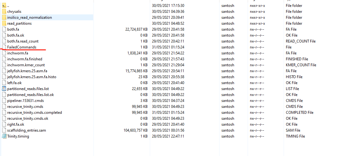 Trinity denovo assembly failure! · Issue #1018 · trinityrnaseq/trinityrnaseq · GitHub