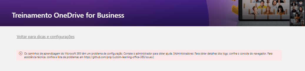M365 Learning pathways issue- CORS error · Issue #656 · pnp/custom-learning-office-365 · GitHub