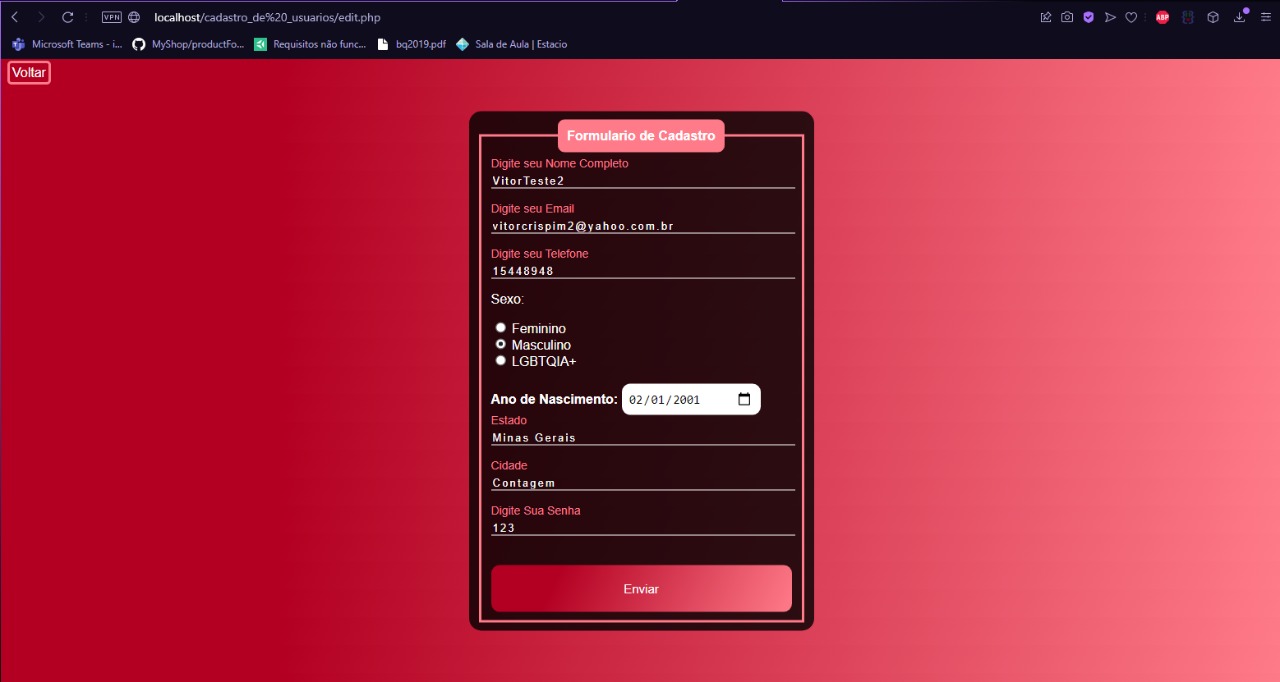 GitHub - VitorL02/Cadastro_Usuarios: Meu Primeiro Projeto de Cadastro de Usuarios Utilizando PHP ...