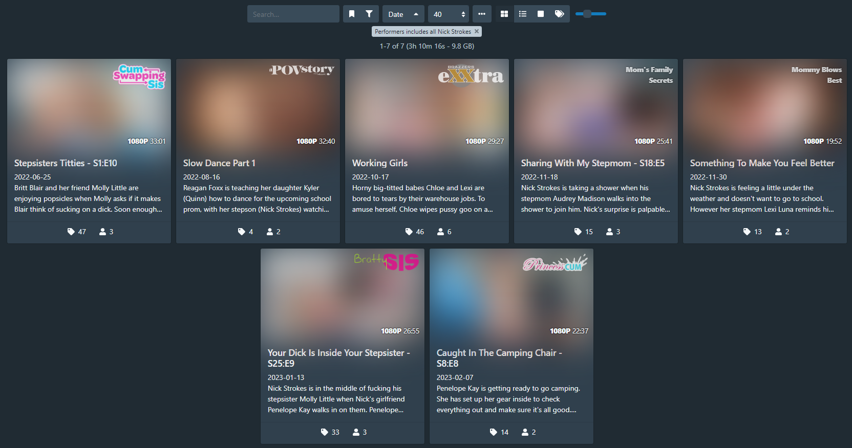 [Bug Report] Performer filter added instead of changed · Issue #3420 · stashapp/stash · GitHub