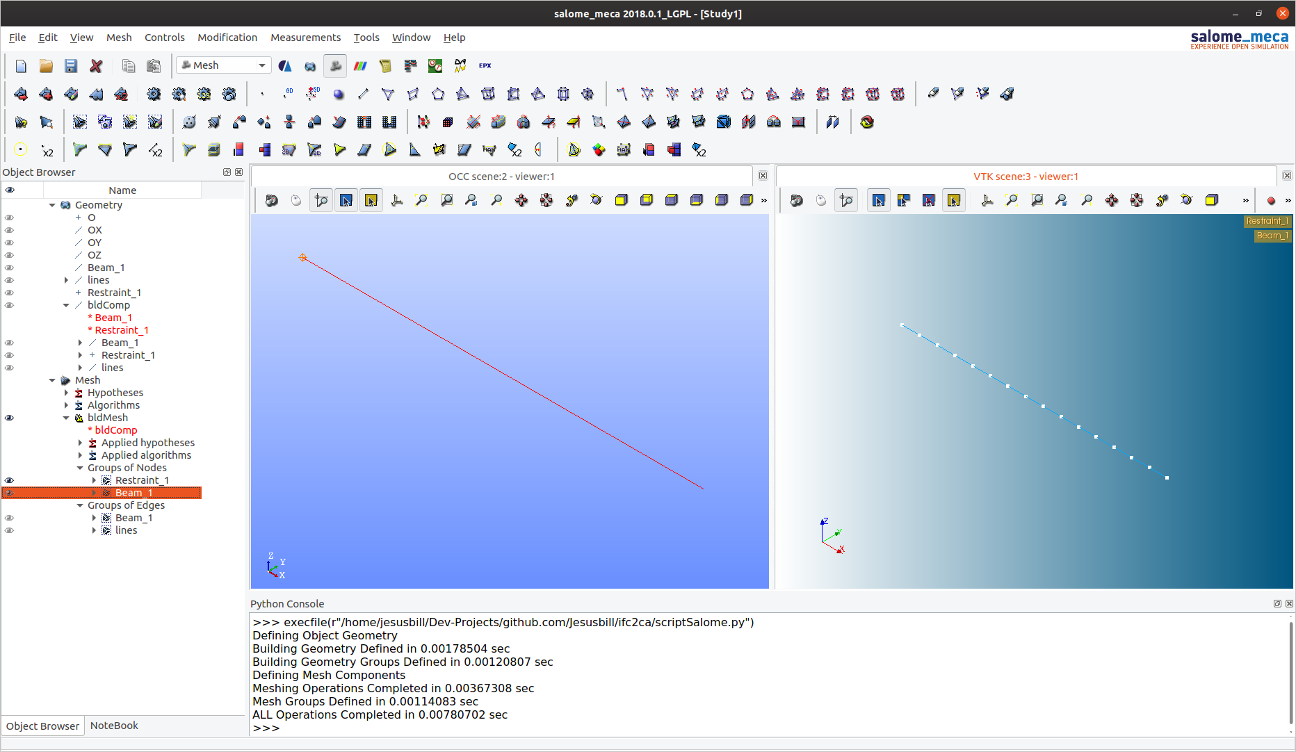Proof of concept of structural analysis integration with code_aster ...