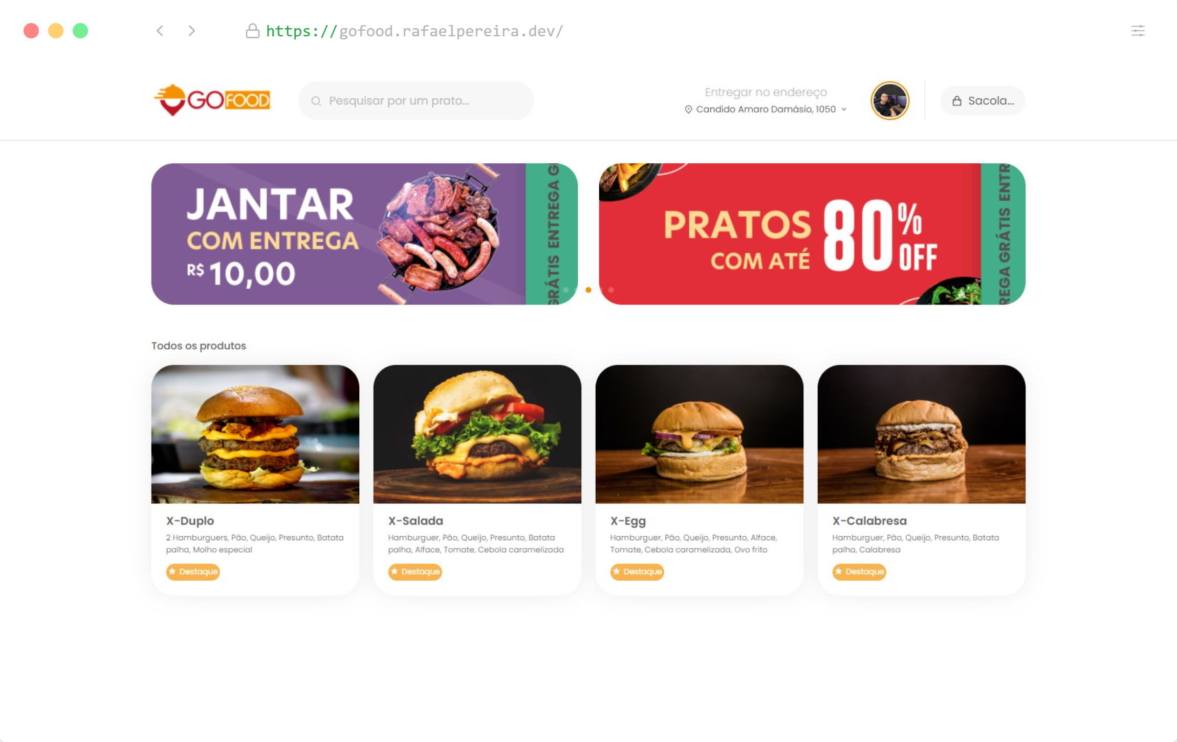 GitHub - rafaelppereira/go-food-app: 🍕 Design of an administrative ...