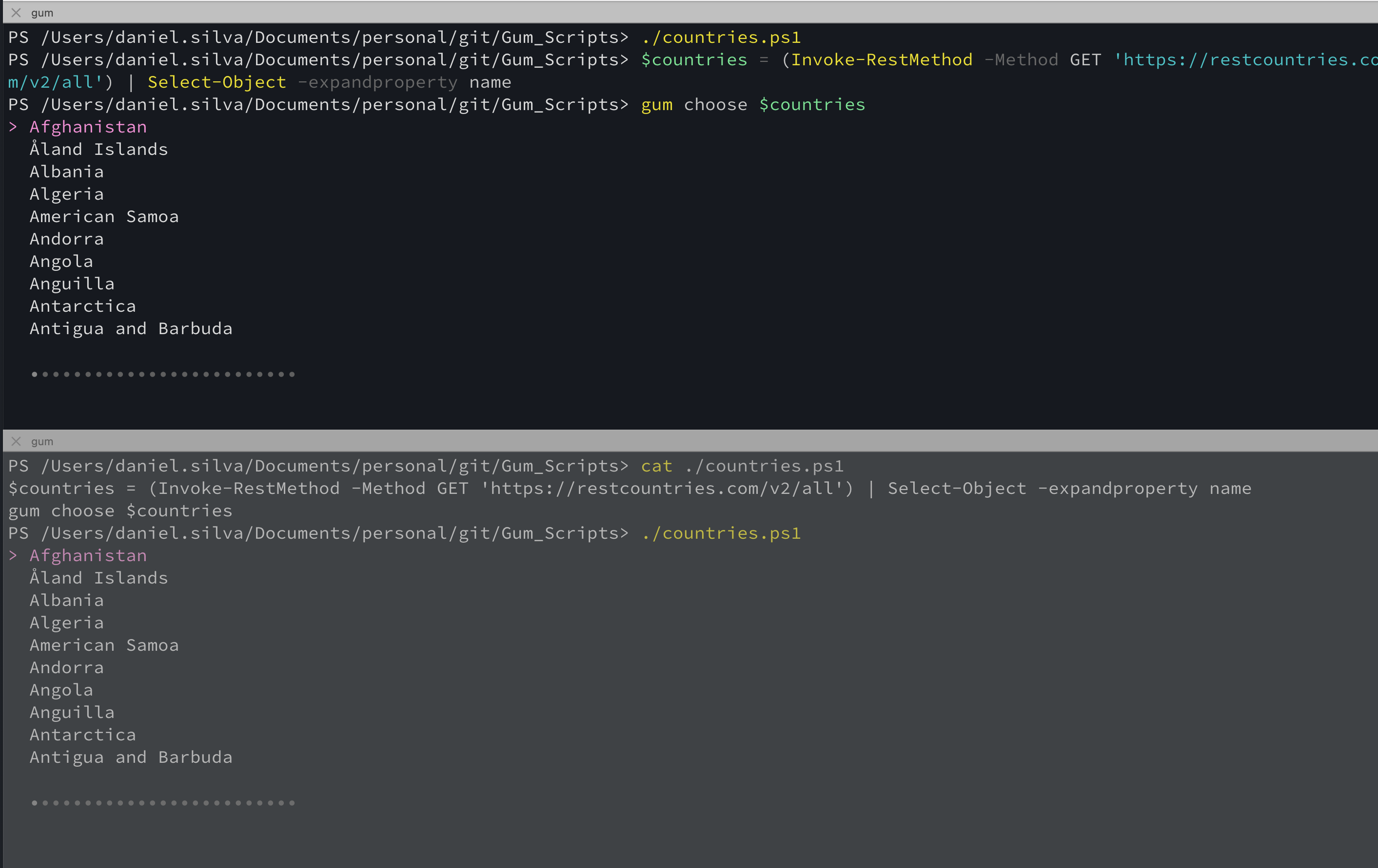 Gum choose inconsistent behaviour · Issue #127 · charmbracelet/gum · GitHub