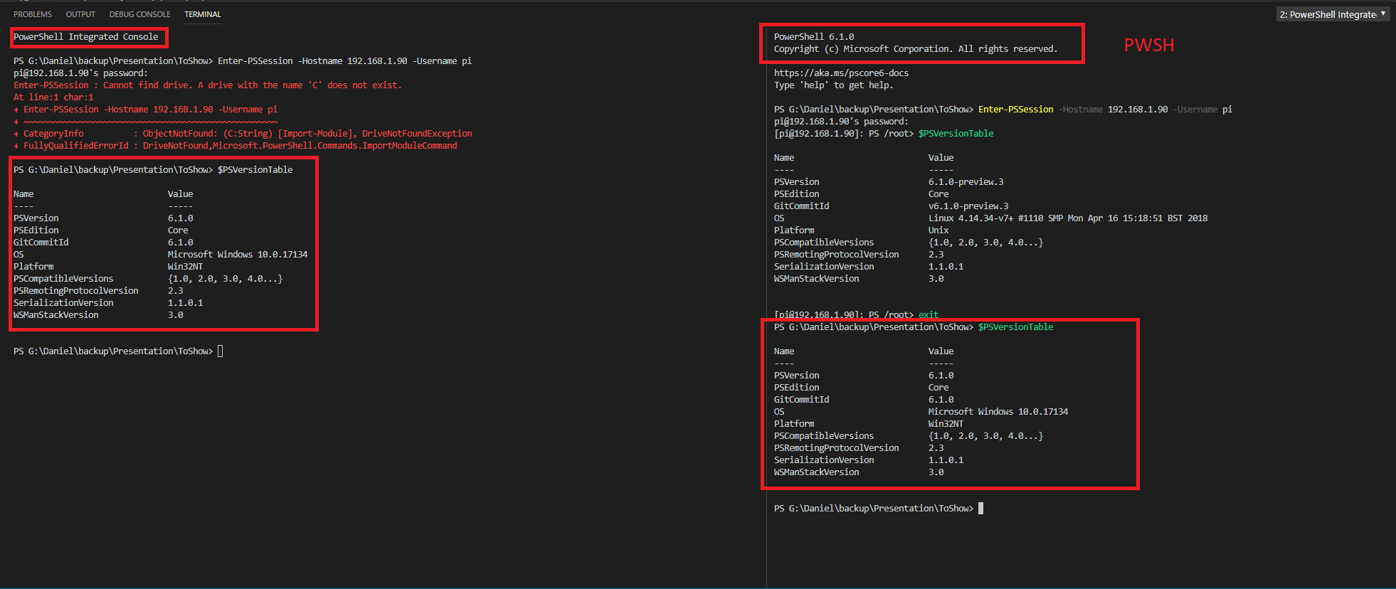 Enter-PSSession Windows -> Linux throws "Cannot find drive" · Issue #3553 · PowerShell ...