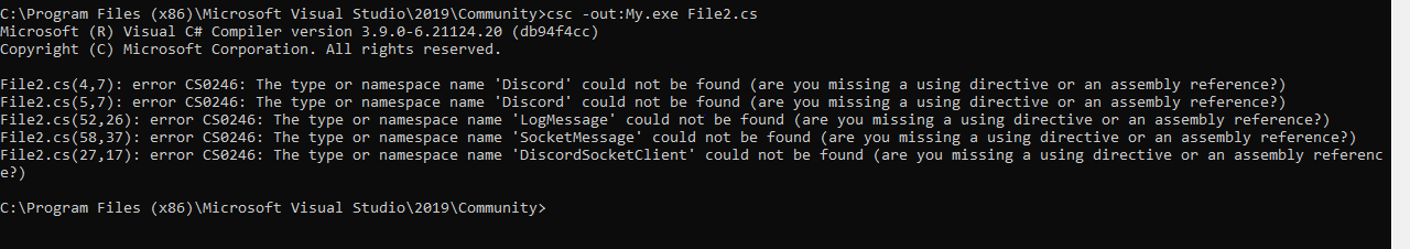 Error · Issue #2 · jakeslye/Discord-Rat · GitHub