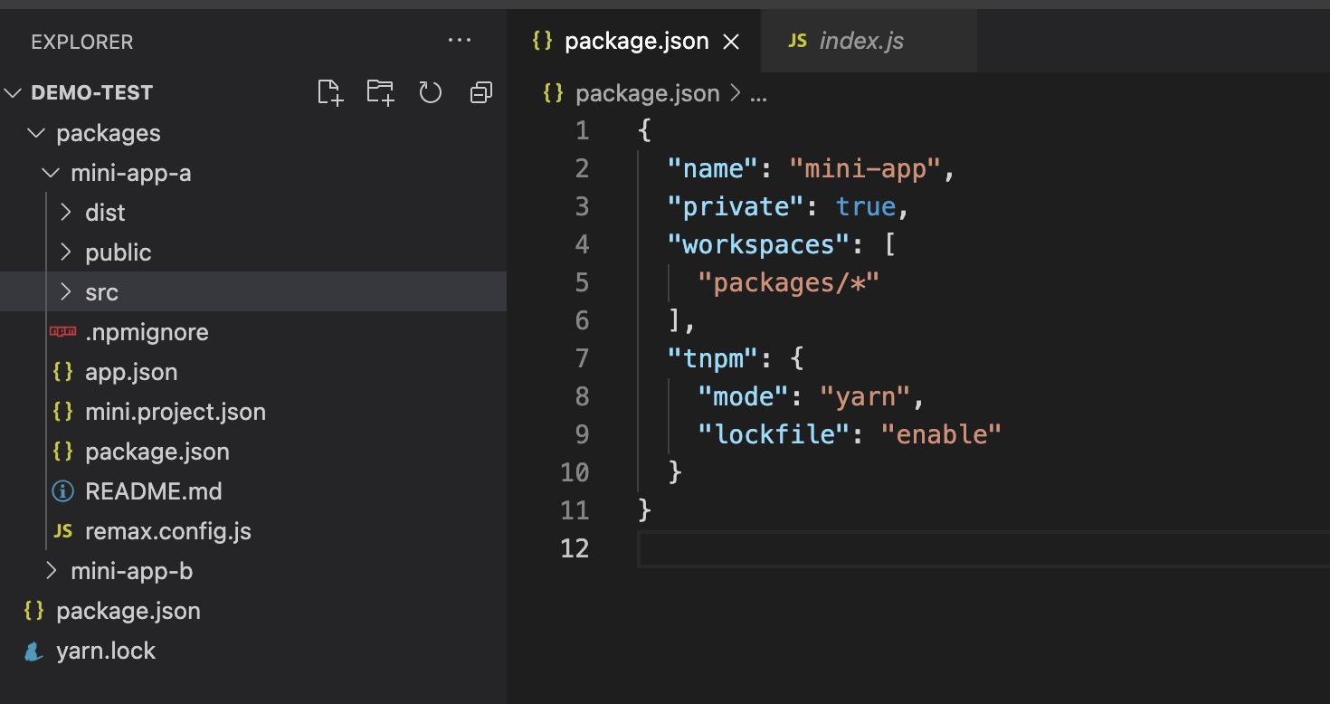 Bug 使用yarn Workspace将多个小程序放到一个代码仓库，执行 Remax Build 报错依赖找不到 · Issue
