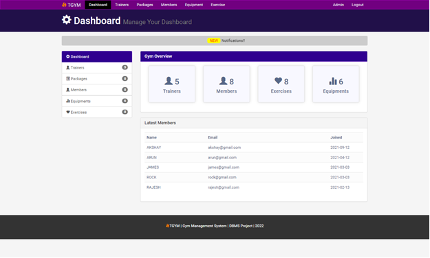 GitHub - tejas-mn/Gym-Management-System-Flask: Gym Management System ...