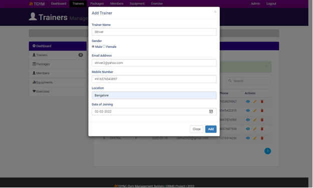 GitHub - tejas-mn/Gym-Management-System-Flask: Gym Management System ...