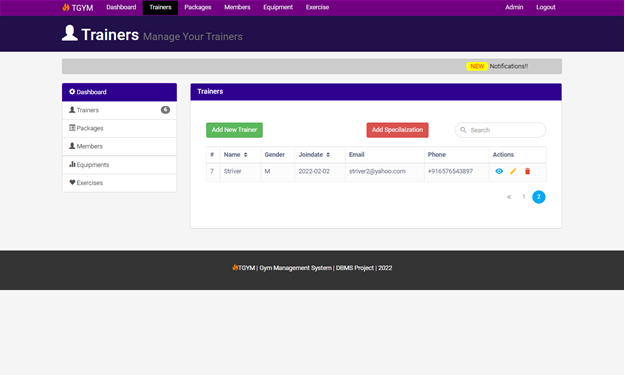 GitHub - tejas-mn/Gym-Management-System-Flask: Gym Management System ...
