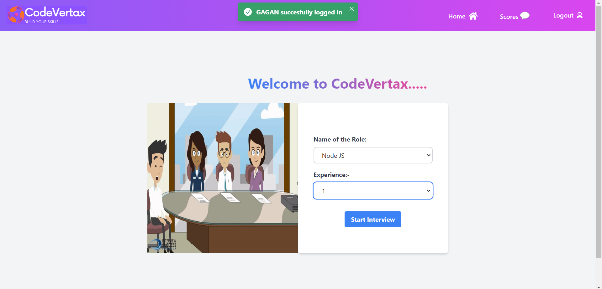 GitHub - vipullsingh/CodeVortex-Interview-Stimulating-app: Code Vortex: An AI-powered self ...