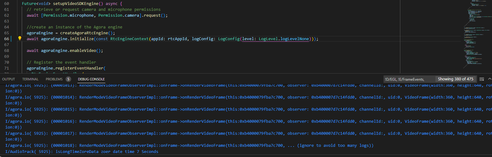 Too much console messages version 6.0.0 · Issue #783 · AgoraIO-Extensions/Agora-Flutter-SDK · GitHub