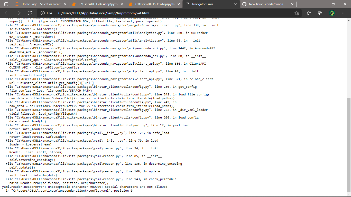 Anaconda not starting up · Issue #11197 · conda/conda · GitHub
