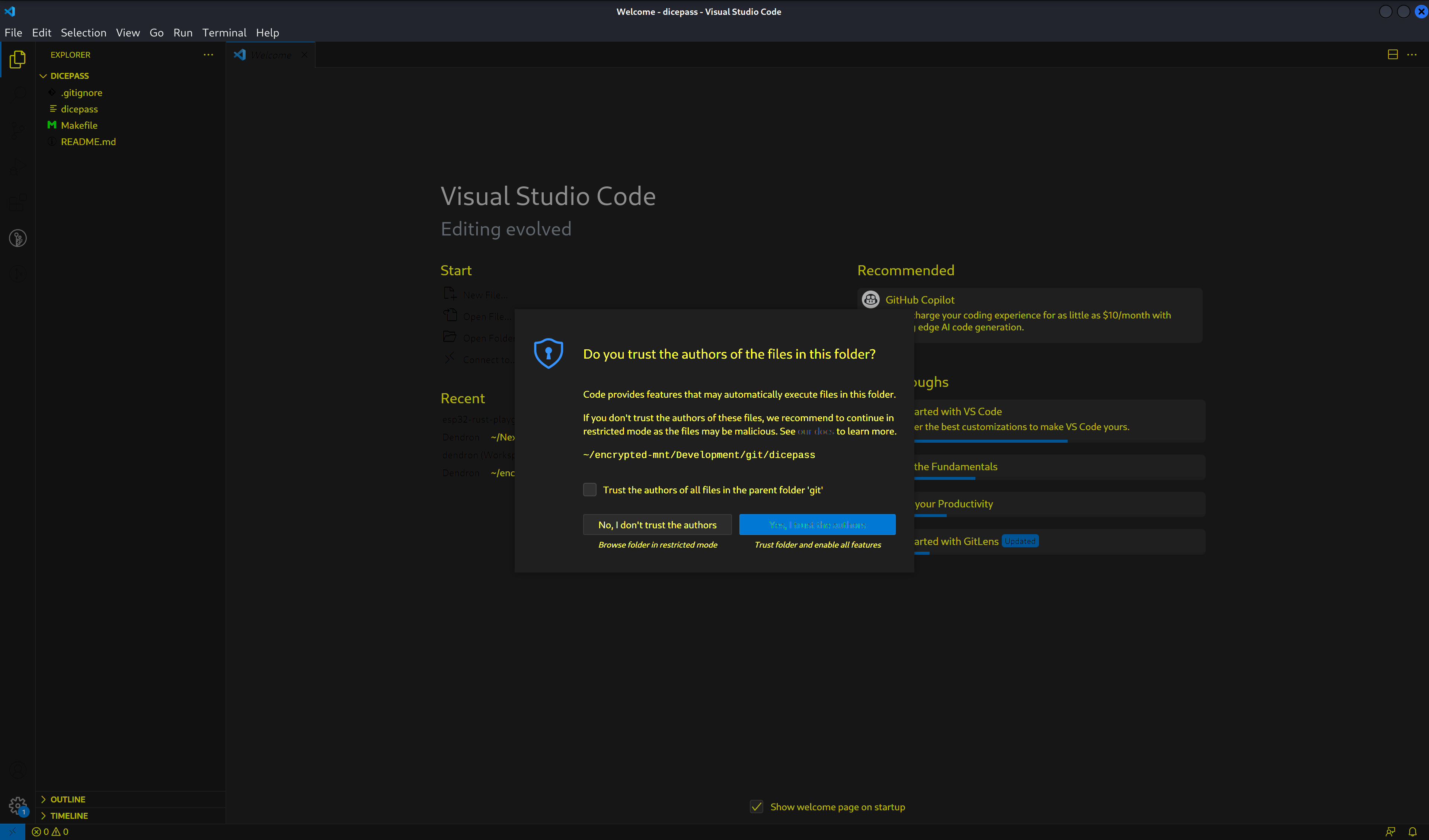 UI broken inside Kali Linux XFCE VNC session · Issue #188376 · microsoft/vscode · GitHub
