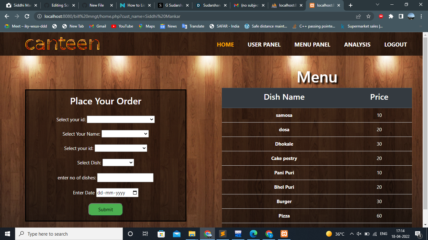 GitHub - sid6602/Restaurent-Billing-System