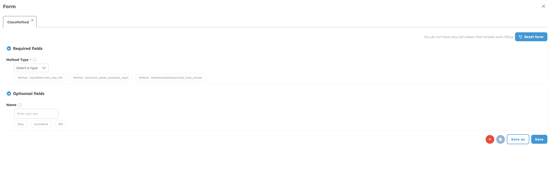 WorkflowBuilder: Fill in the Form · Issue #363 · Dessia-tech/dessia_common · GitHub