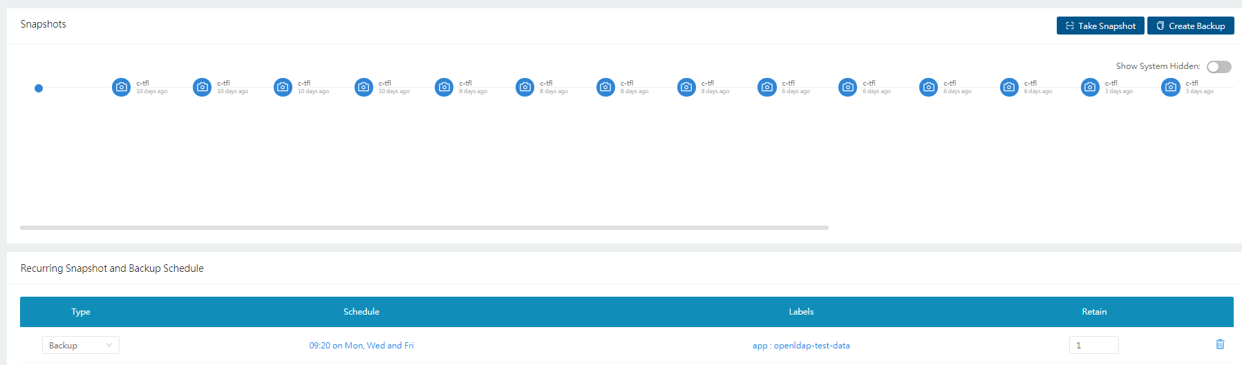 [BUG] Scheduled backups didn't complete and leave tons of snapshots behind · Issue #2029 ...
