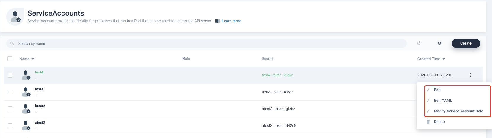There Is No Prompt After Edit Service Account · Issue 1548 · Kubesphereconsole · Github 