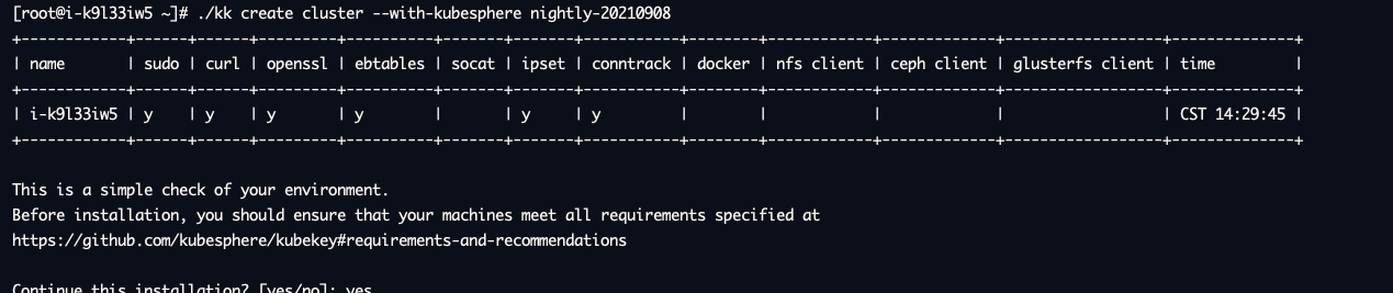 Use 'v1.2.0-alpha.3' install kubesphere failed · Issue #662 · kubesphere/kubekey · GitHub