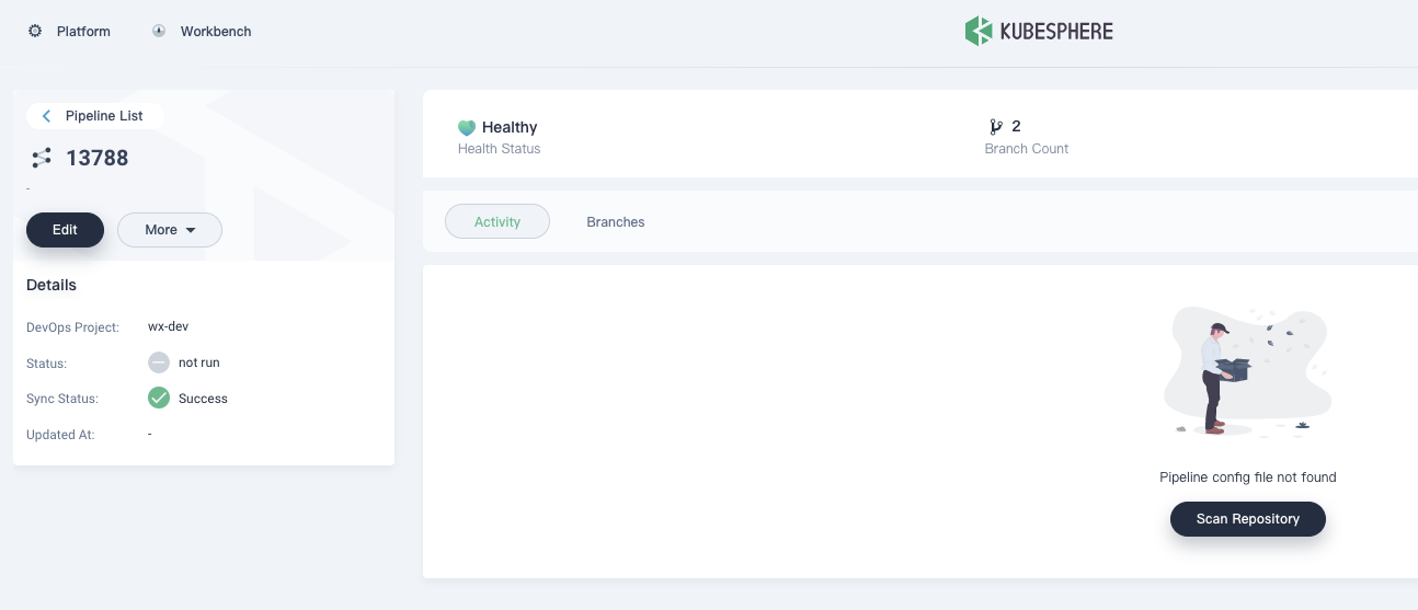 Error activity synchronization for Github pipeline · Issue #260 · kubesphere/ks-devops · GitHub