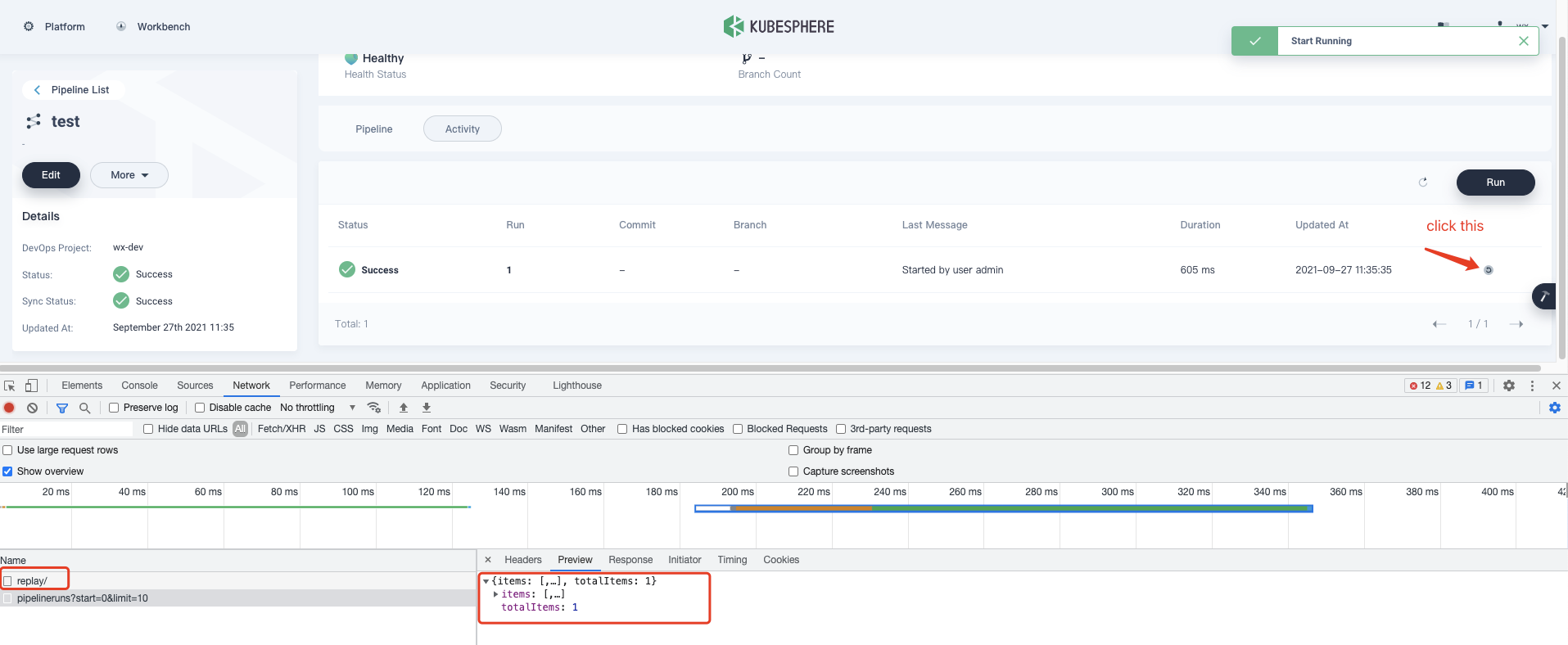 When the pipeline is executed by replay, the activity is not synchronized from jenkins · Issue ...