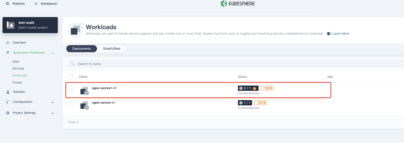 Did not display the resource related to service when delete service. · Issue #2374 · kubesphere ...