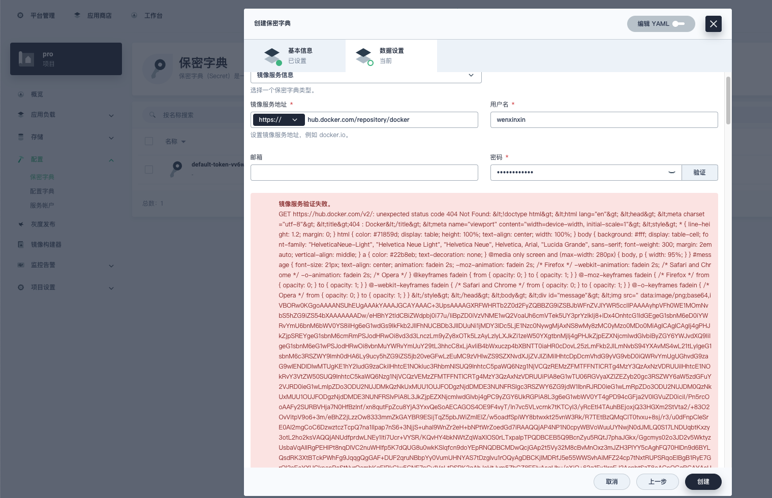 Optimize the display of error messages of image repository verification failure · Issue #3187 ...