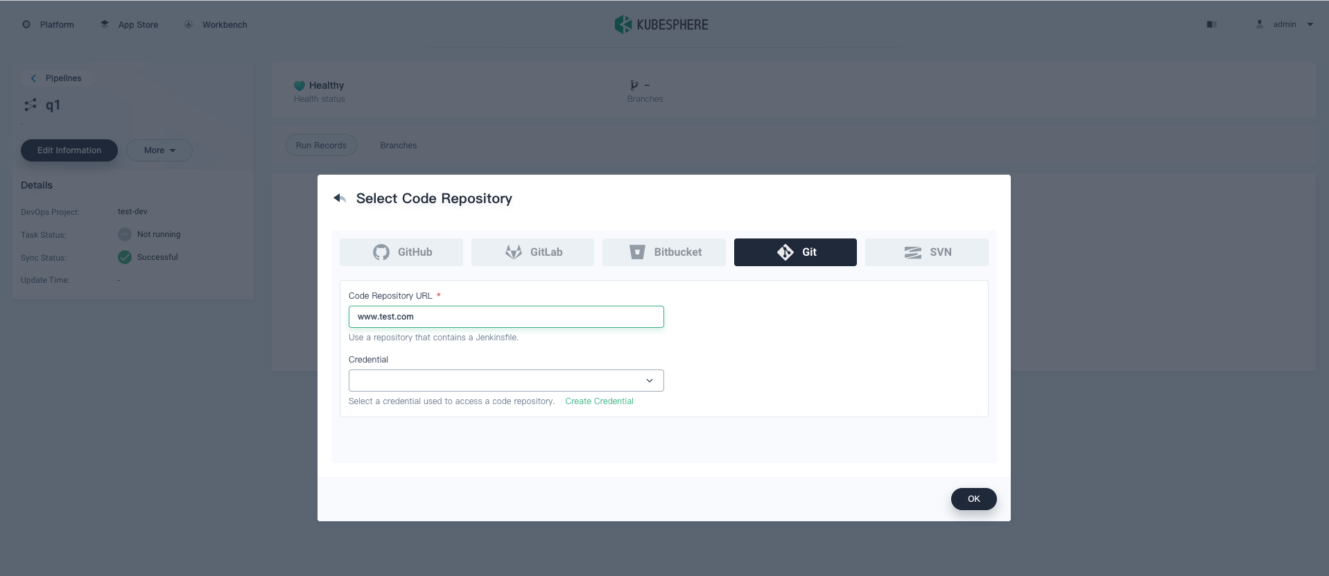 Edit Information Can Not Select Code Repository · Issue 4062 · Kubesphereconsole · Github 3615