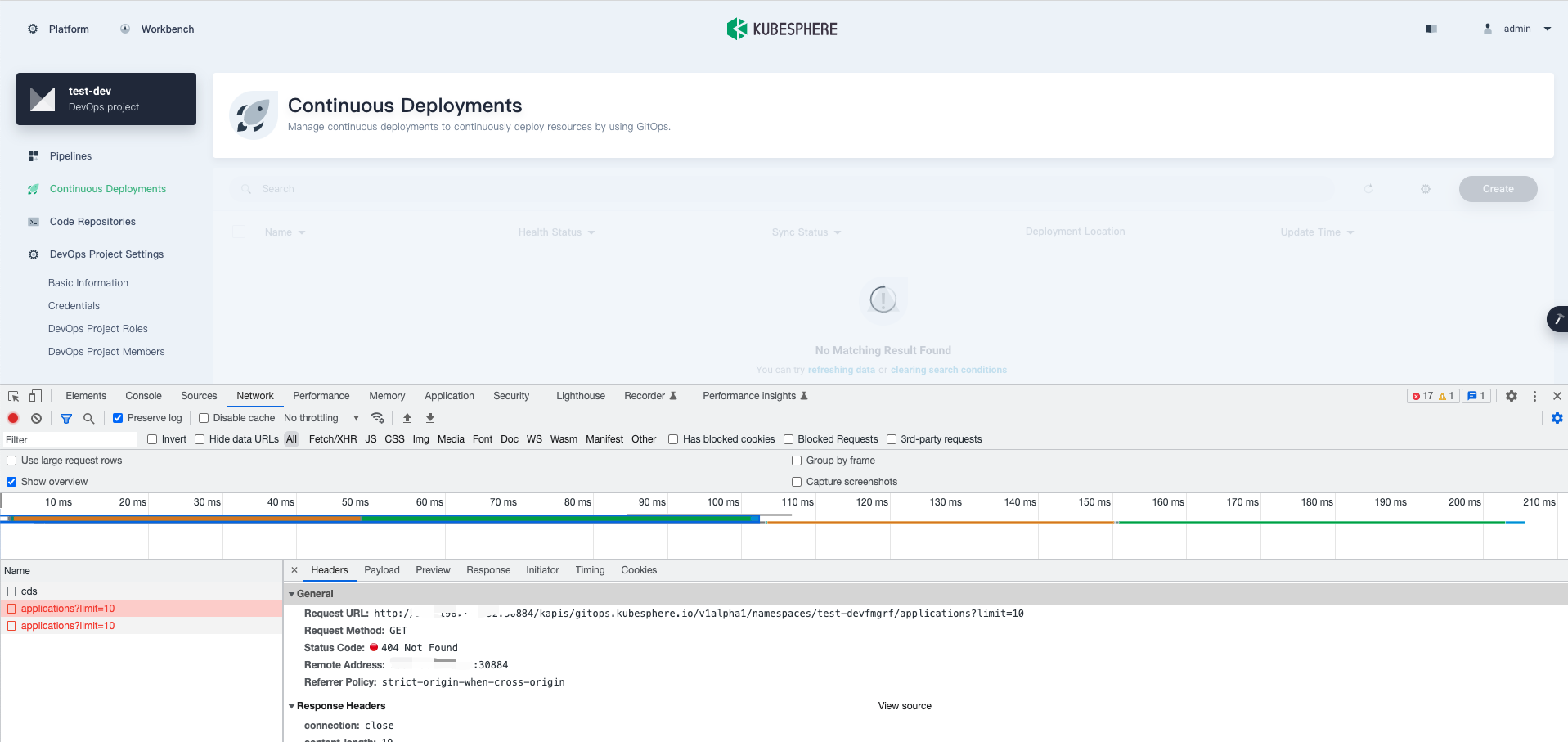 Continuous Deployments Not Found · Issue 877 · Kubesphereks Devops · Github 