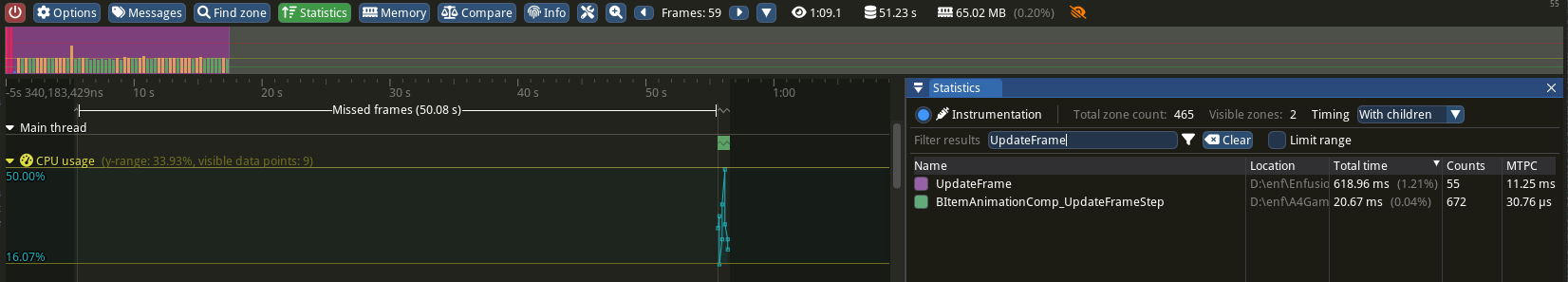 `TRACY_ON_DEMAND` mode includes time before capture in statistics · Issue #535 · wolfpld/tracy ...