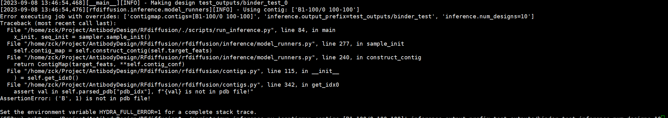 Binders Design not working · Issue #120 · RosettaCommons/RFdiffusion · GitHub