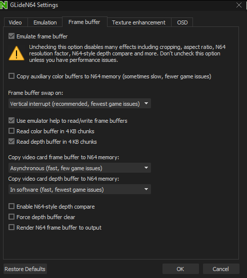 Project 64 3.0.1 crashes when starting a game with GlideN64 or the game ...