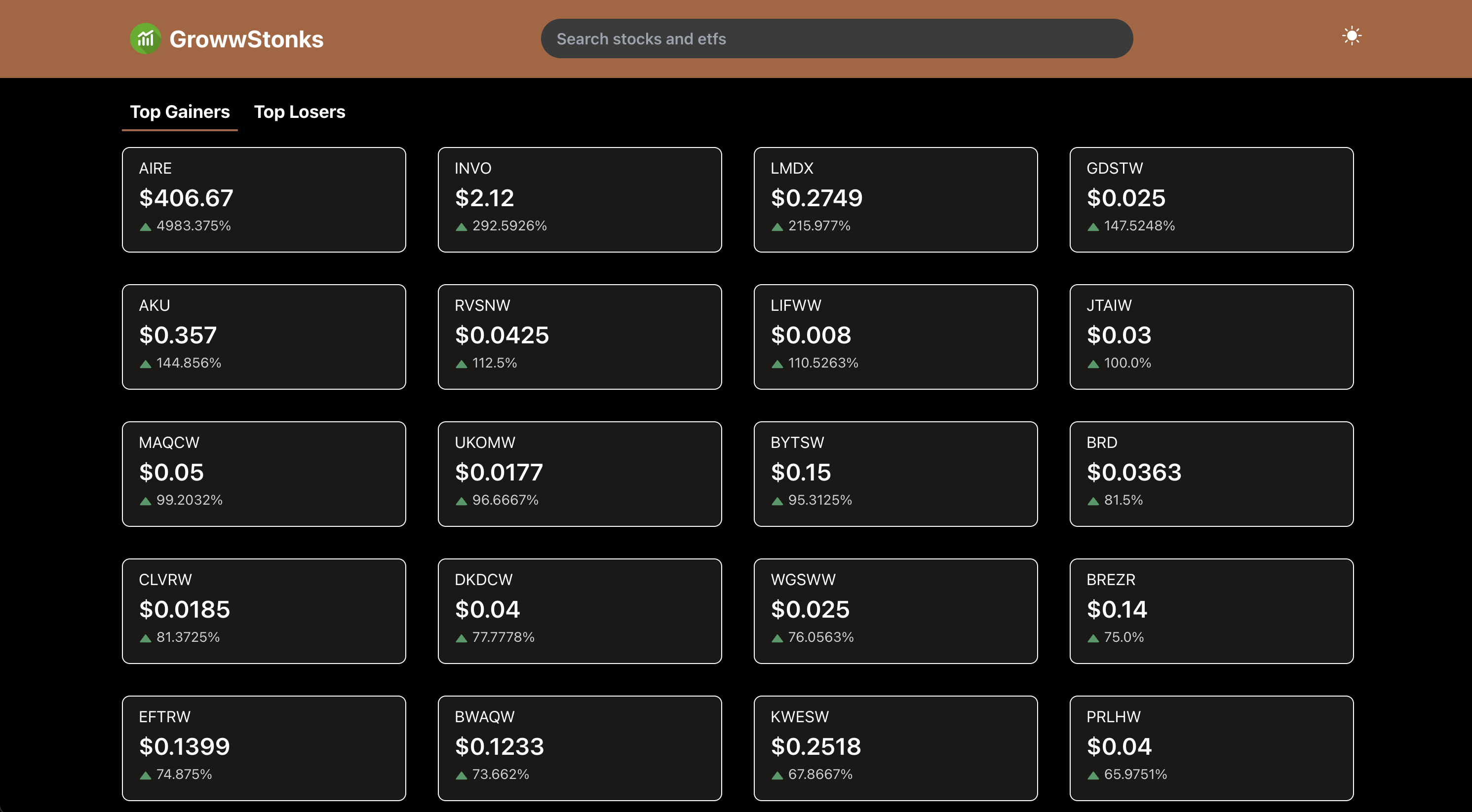 GitHub - darshpat01/GrowwStonks: Groww Frontend Assignment