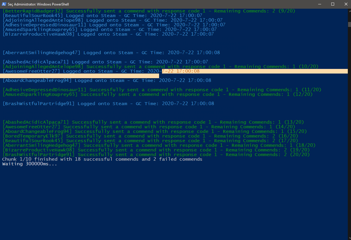 Help me plz :) · Issue #542 · BeepIsla/csgo-commend-bot · GitHub