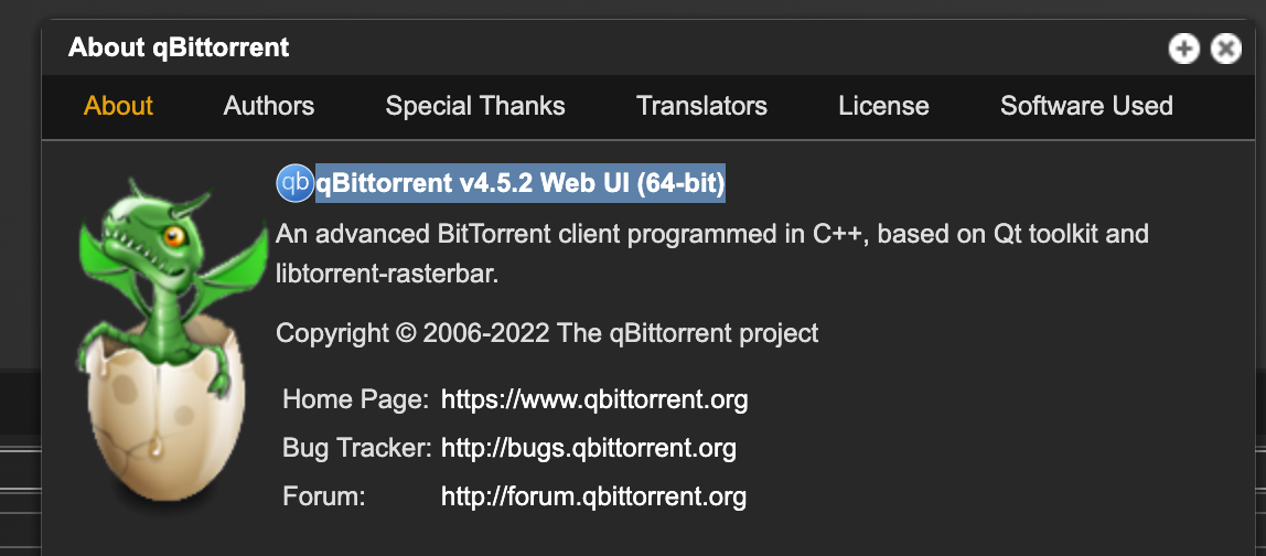 Cannot switch language——qBittorrent v4.5.2 Web UI (64-bit) · Issue #484 · themepark-dev/theme ...