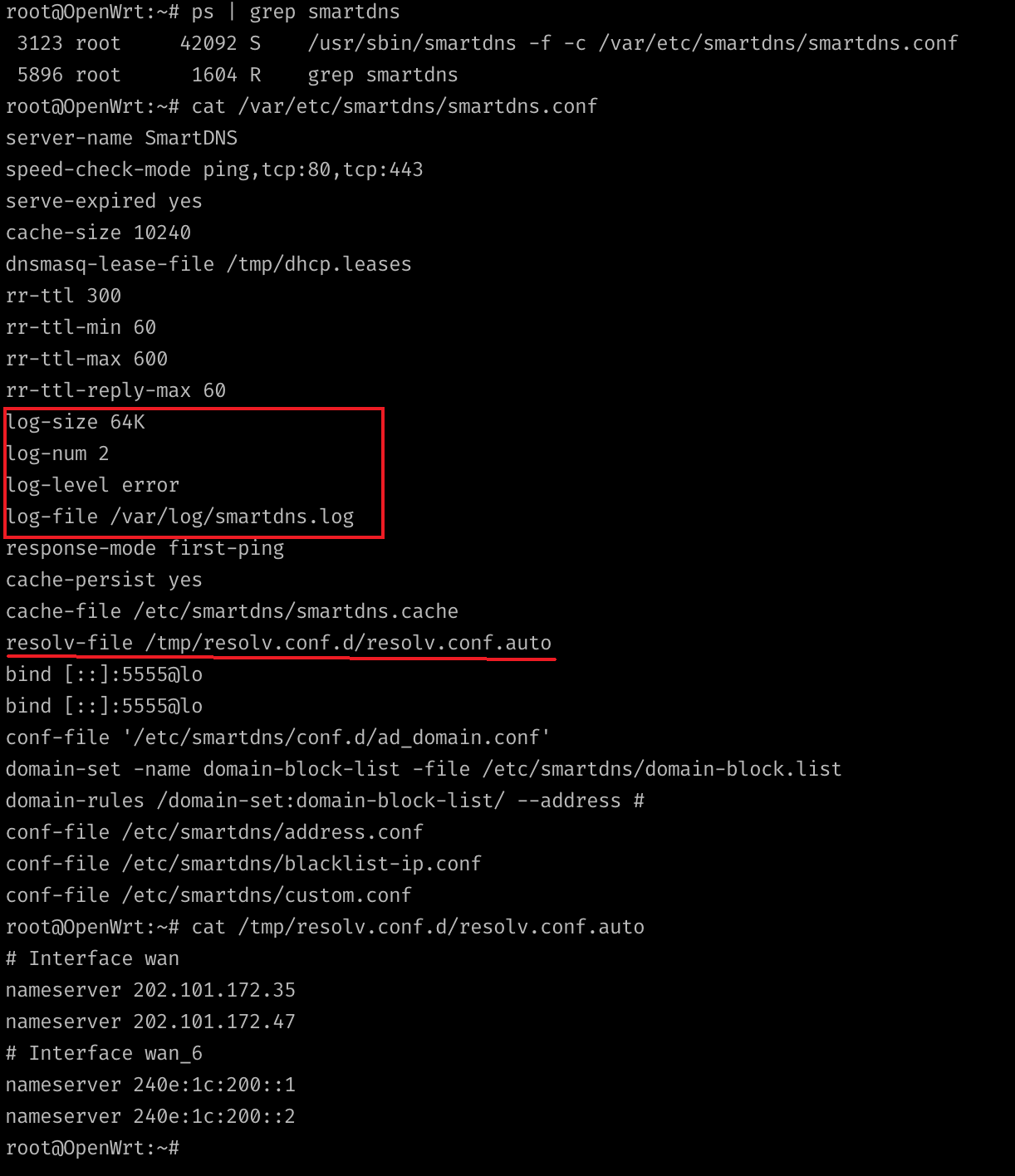 OpenWRT上配置了server也会默认加载系统DNS · Issue #1483 · pymumu/smartdns · GitHub