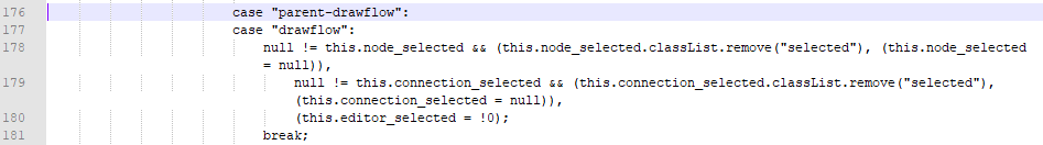 Can we have 'unselect node' events? · Issue #44 · jerosoler/Drawflow · GitHub