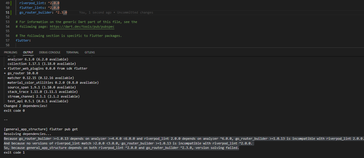 [go Router Builder] Update The Version Of `analyzer` Being Used · Issue 132624 · Flutter