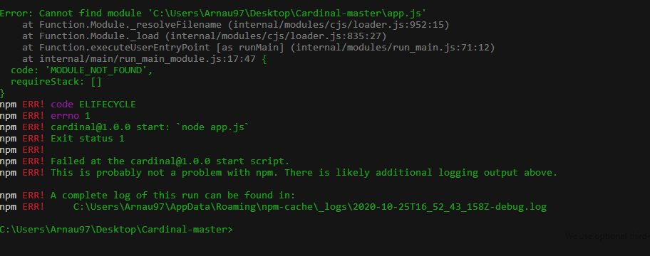 Missing Module · Issue #3 · Cardinal-Project/Cardinal · GitHub