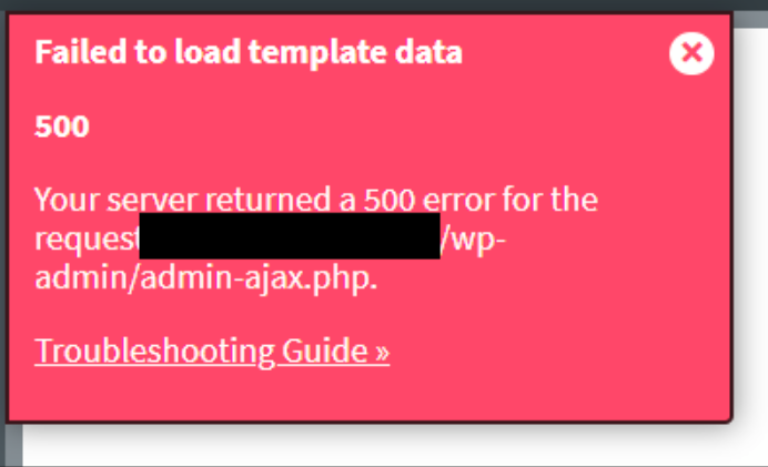500 Error when trying to open or add a new template · Issue #1367 · soflyy/oxygen-bugs-and ...