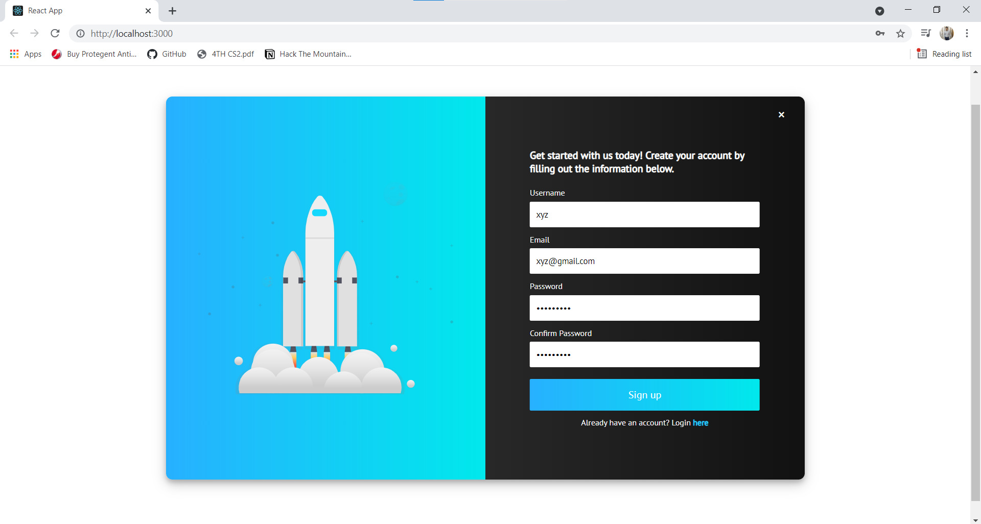 Github Gargmitul28 React Form Validation