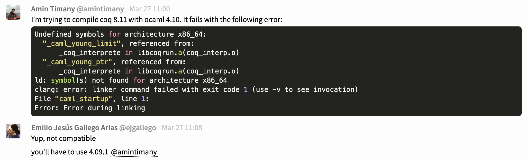 INSTALL_OPAM.md should be updated to include info about OCaml versions · Issue #1315 · UniMath ...