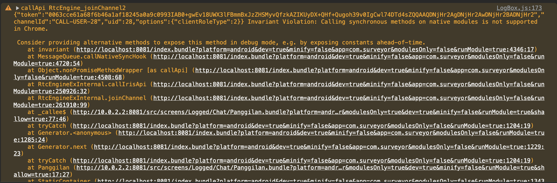 Why I can't initialize rtcEngine? · Issue #713 · AgoraIO-Extensions/react-native-agora · GitHub