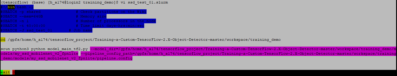 How to run a model training command in redhat linux slurm file? · Issue ...