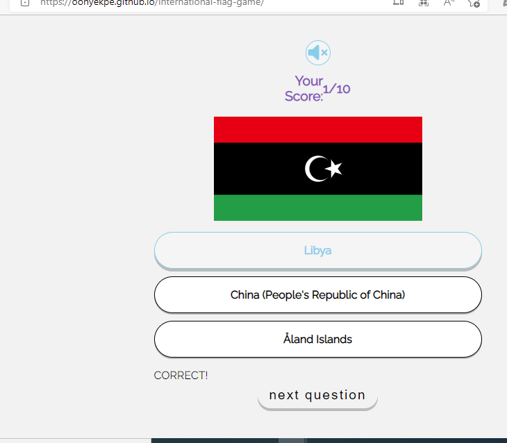 GitHub - oonyekpe/international-flag-game: Flag matching game