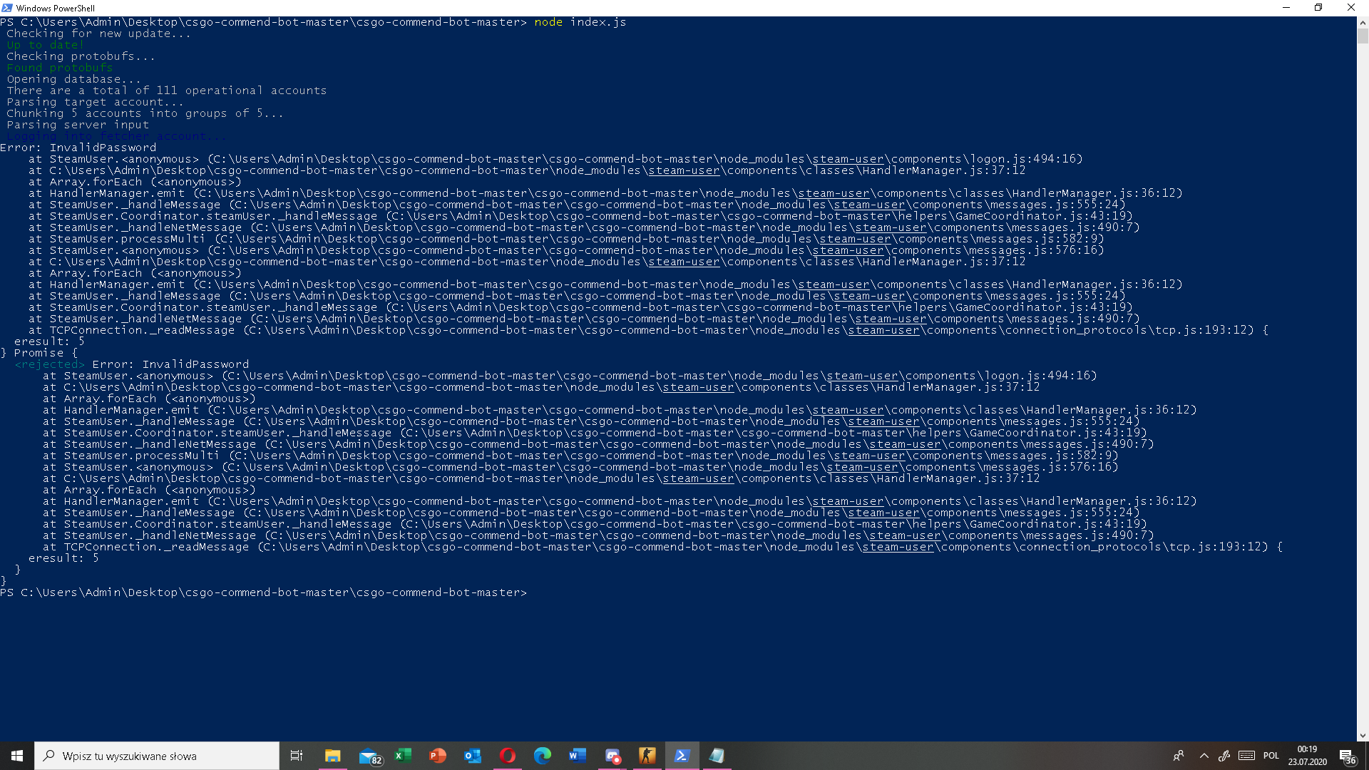 kolejna pomoc sorki nie ogarniam · Issue #545 · BeepIsla/csgo-commend-bot · GitHub