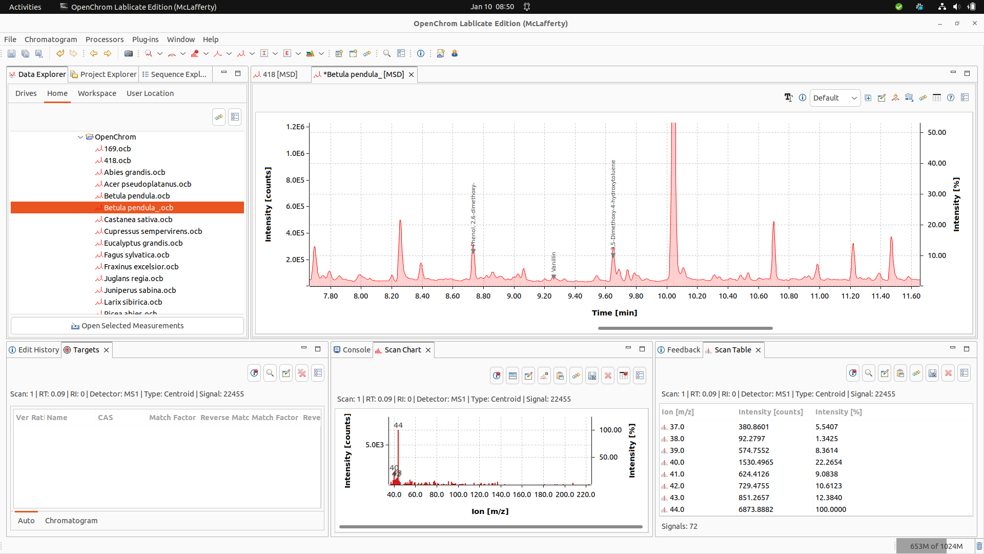 Template Peak Detector - mixed normal and reference identifier · Issue #334 · OpenChrom ...