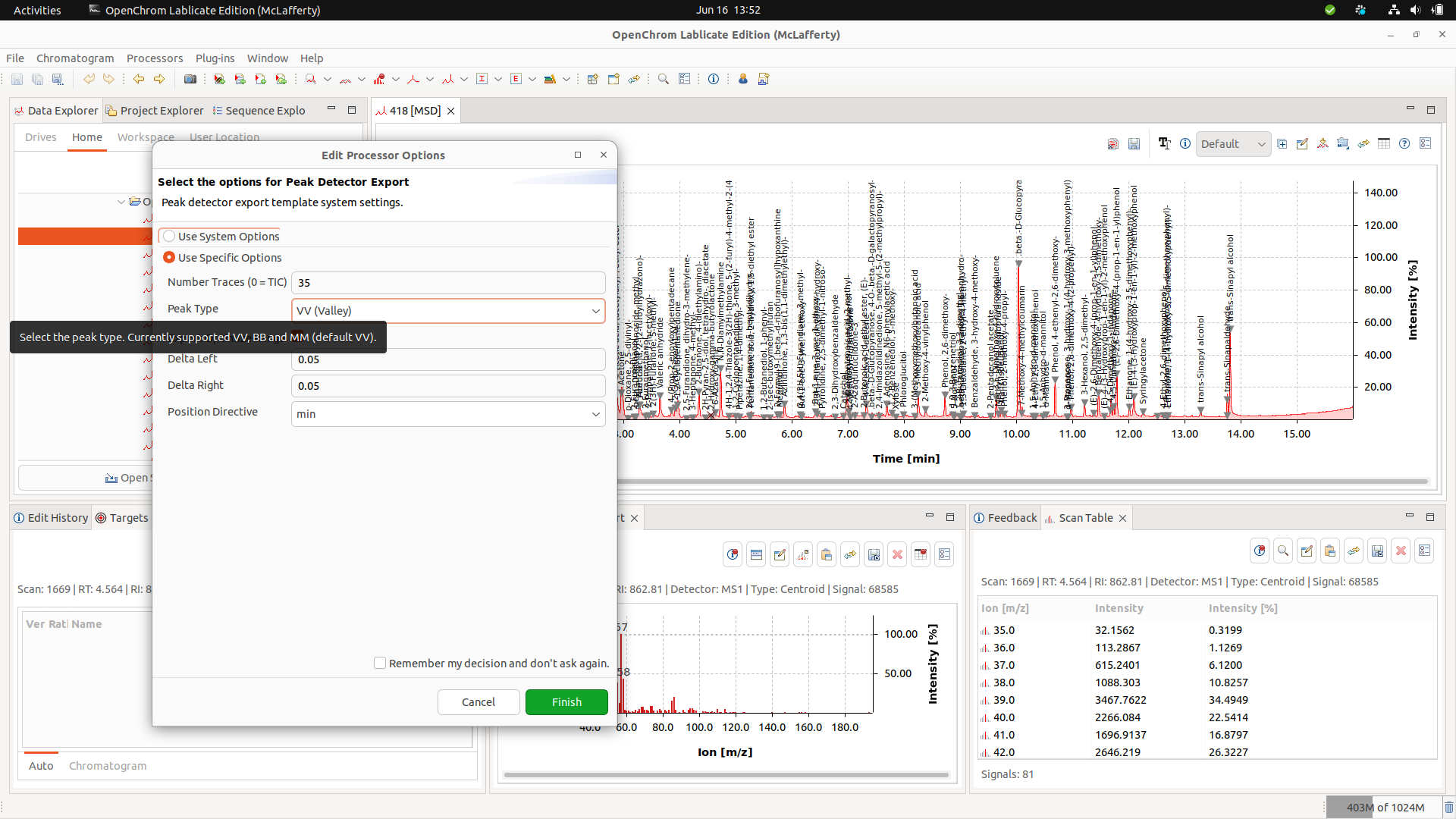 Peak Detector Template - enable to select the peak type · Issue #374 · OpenChrom/openchrom · GitHub