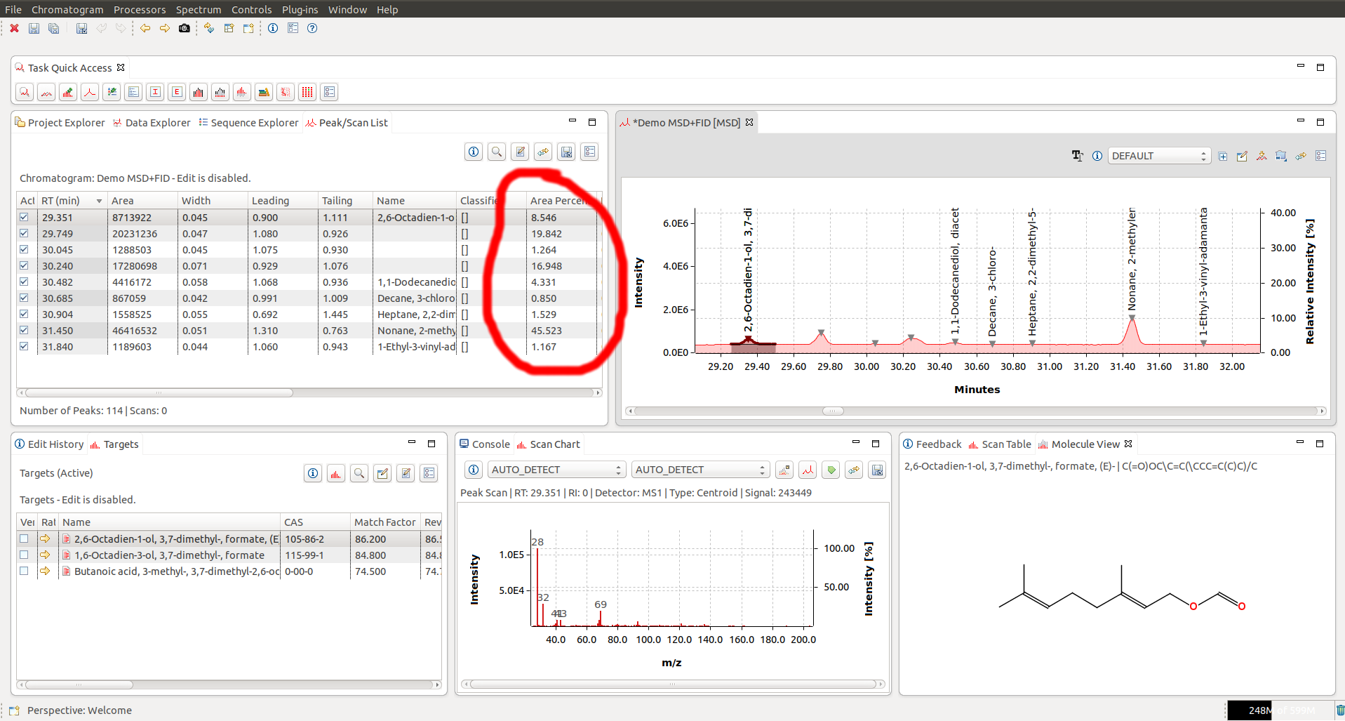 Peak Filter: Area% · Issue #196 · eclipse-chemclipse/chemclipse · GitHub
